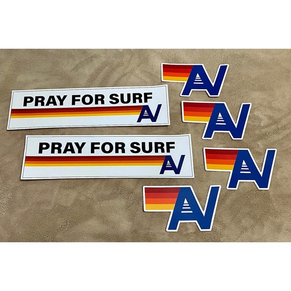 Aviator Nation | Other | Aviator Nation Pray For Surf Stripe 7s Logo ...